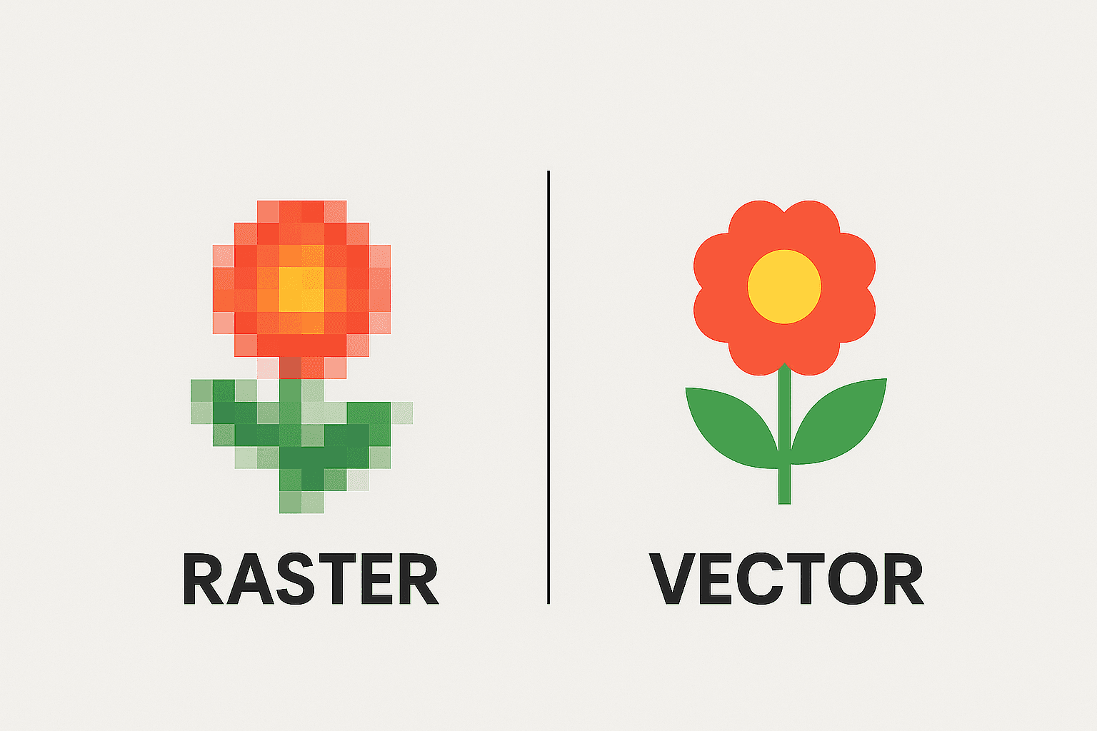 Raster vs Vector Graphics: What’s the Difference and When to Use Them ...